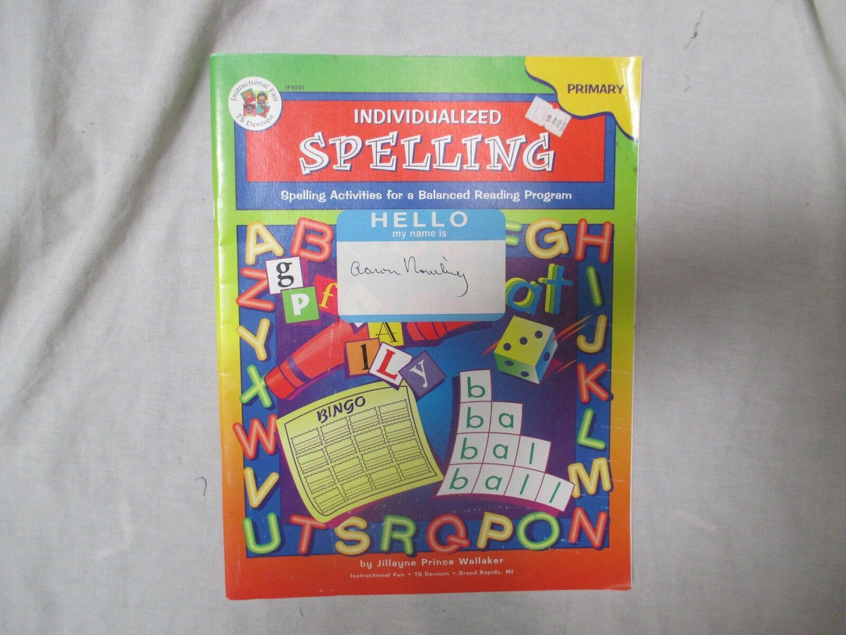 INDIVIDUALIZED SPELLING: SPELLING ACTIVITIES FOR A BALANCED READING PR ...