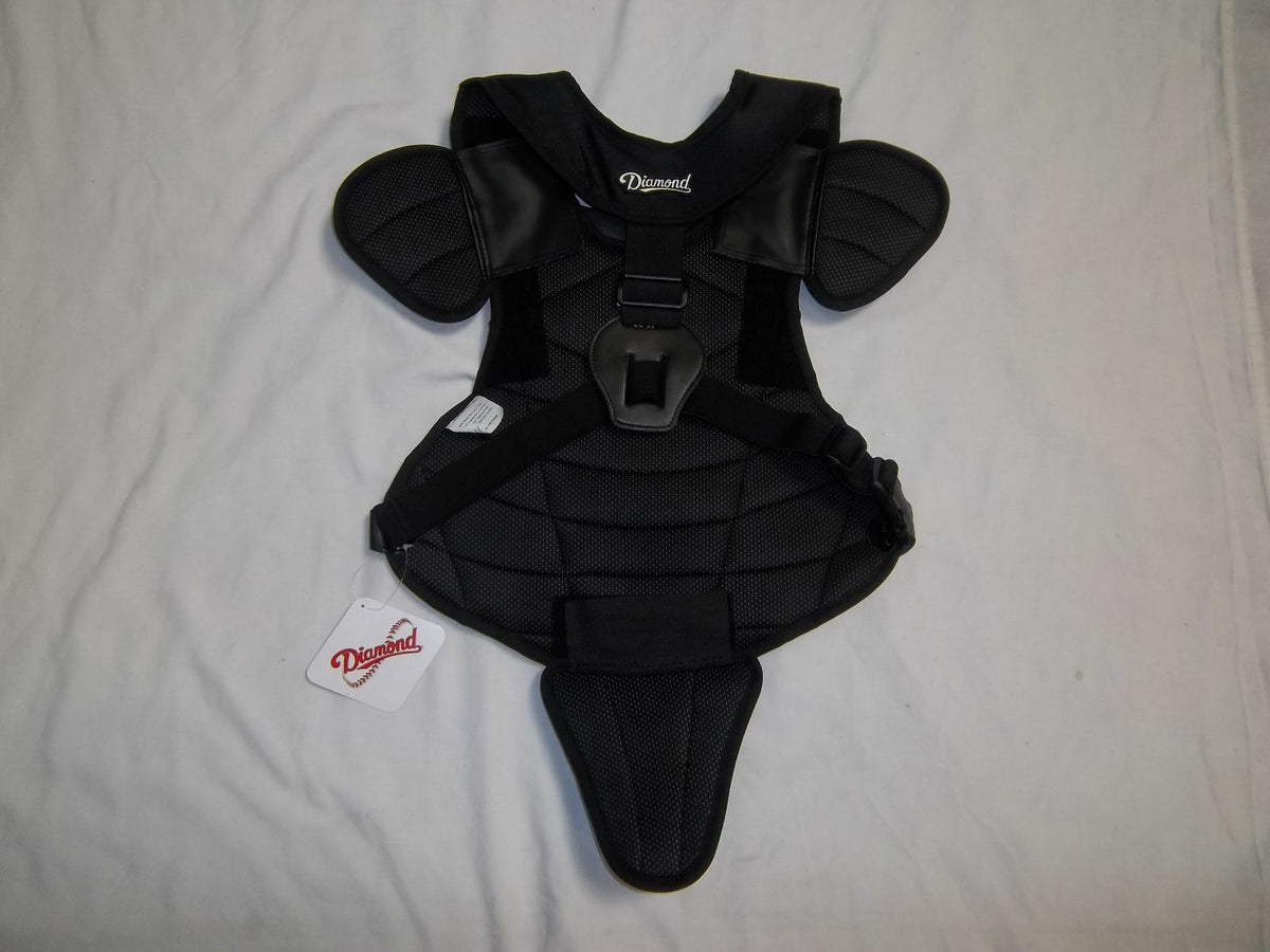 DIAMOND DCP-CX LARGE BASEBALL/SOFTBALL CATCHER'S CHEST PROTECTOR - BLA ...