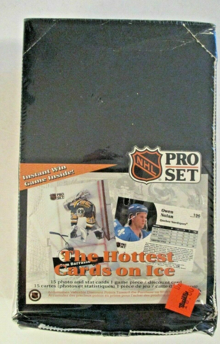 1991 PRO SET NHL HOCKEY CARDS (BOX OF 36 PACKS) – Athletics Galore
