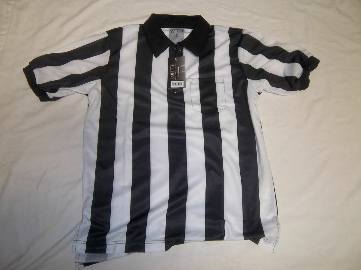 SMITTY FOOTBALL REFEREE JERSEYS WITH 2 " STRIPES – Athletics Galore