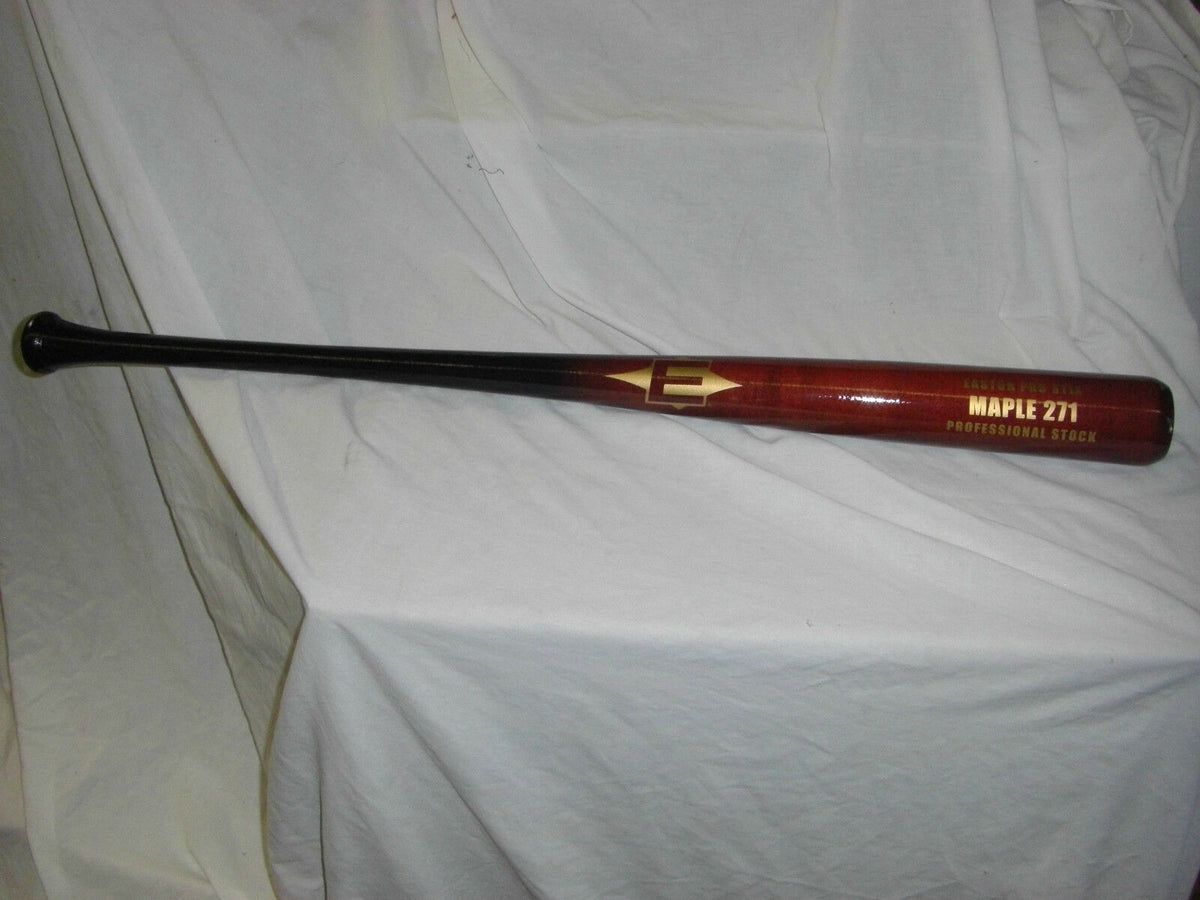 EASTON PRO STIX MAPLE 271 PROFESSIONAL STOCK WOOD BASEBALL BAT - BLACK ...